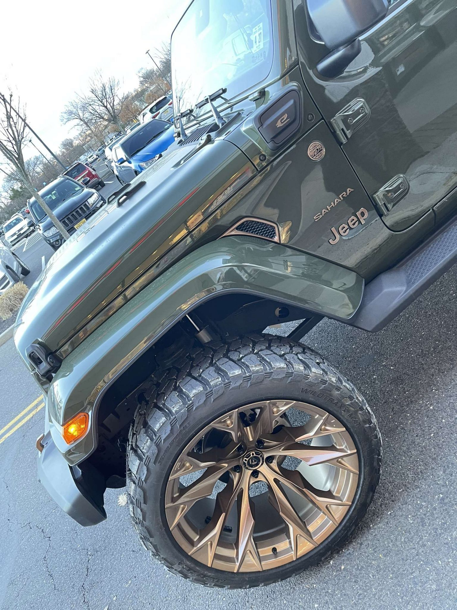 Jeep Wrangler JL Green Fuel Off-Road Flame 6 D805 | Wheel Front