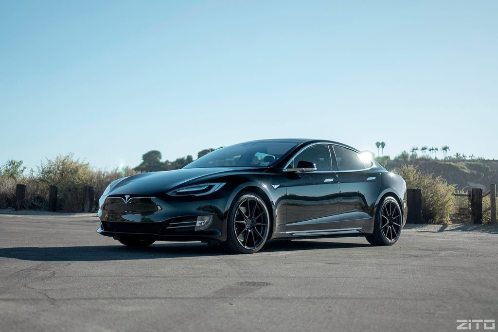 Tesla Model S Black Zito ZF03 | Wheel Front