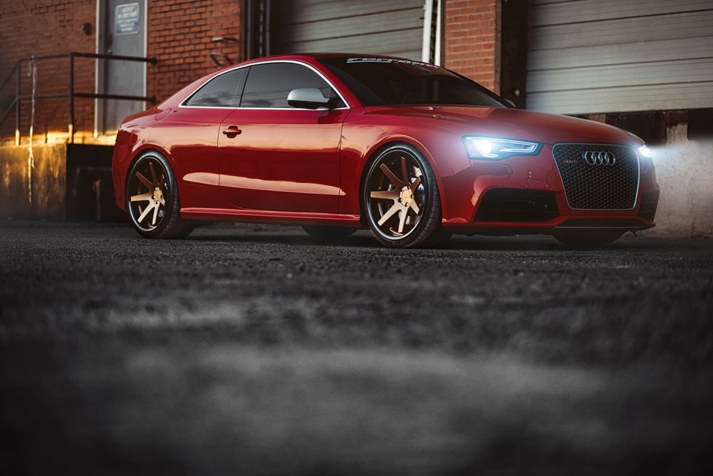 Audi RS5 B8 Red Ferrada FR1 | Wheel Front