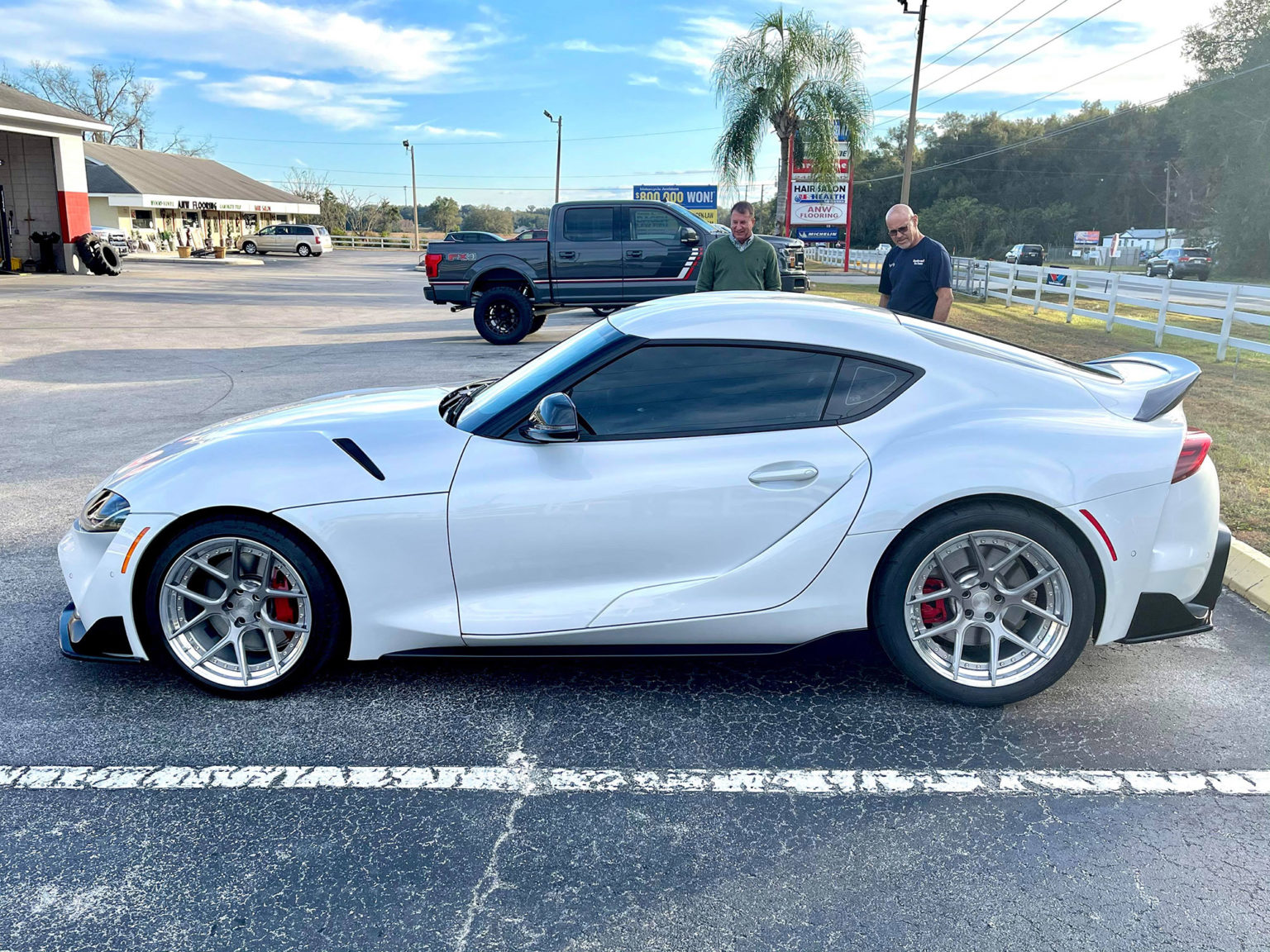 Toyota Supra GR White BC Forged HCS02S | Wheel Front