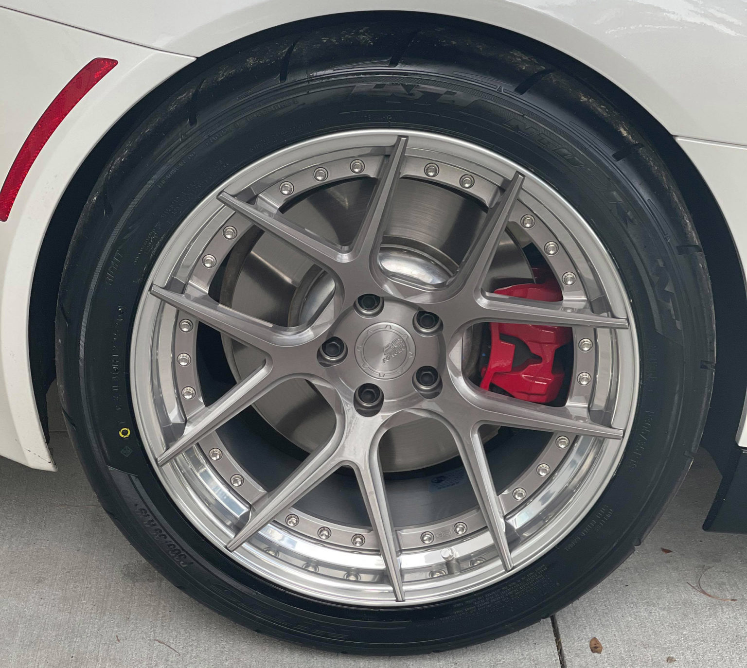 Toyota Supra GR White BC Forged HCS02S | Wheel Front