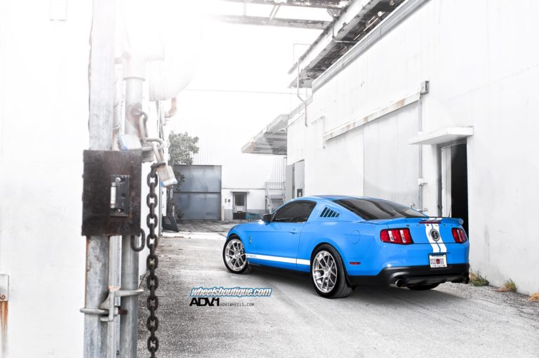 Ford Mustang S197 Blue ADV.1 ADV5.0 TRACK | Wheel Front