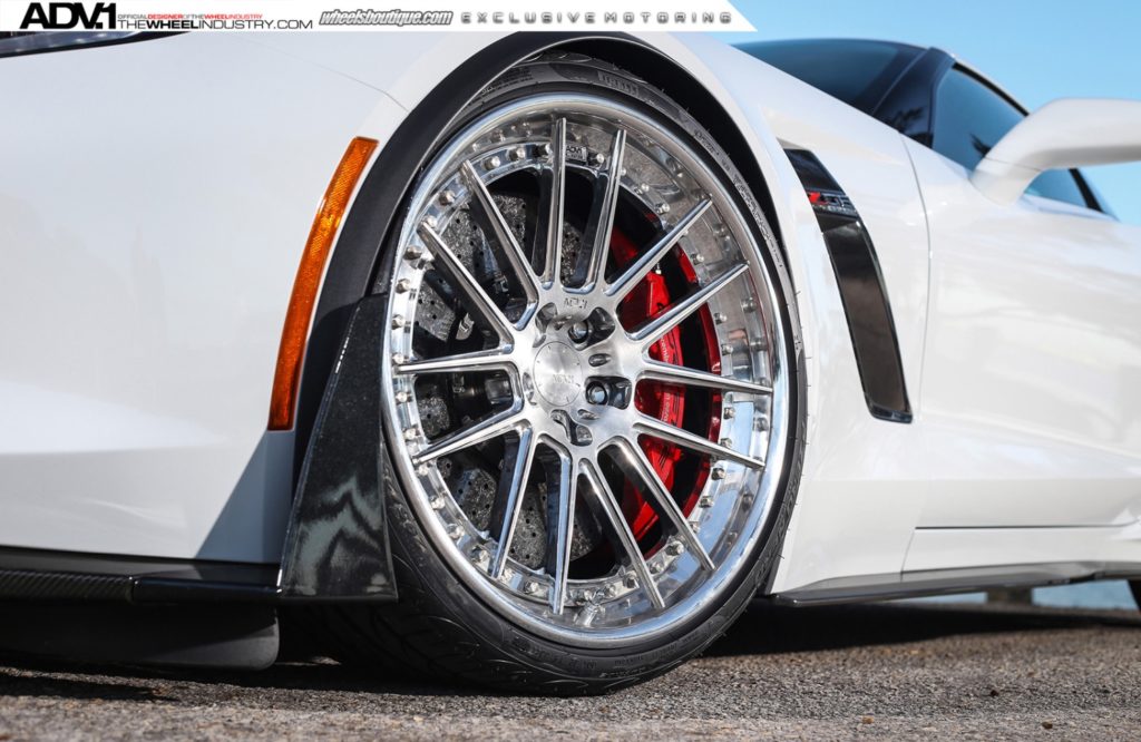 Chevrolet Corvette C7 Z06 White ADV.1 ADV7.0 TRACK SPEC SL