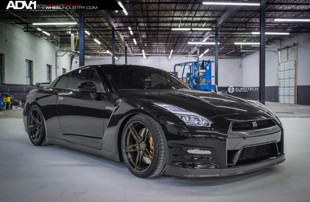 Nissan GT-R R35 Black ADV.1 ADV05 M.V1 CS | Wheel Front