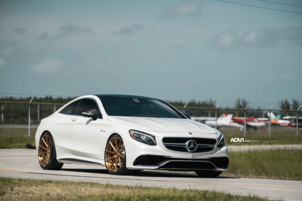 Mercedes-Benz S Class C217 White ADV.1 ADV15 MV.2 CS | Wheel Front
