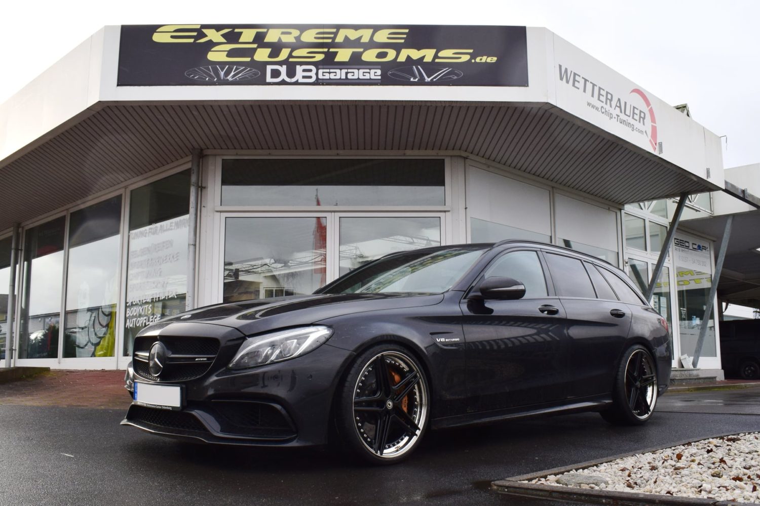 Mercedes-Benz C63 AMG Estate S205 Black Schmidt FS-Line | Wheel Front