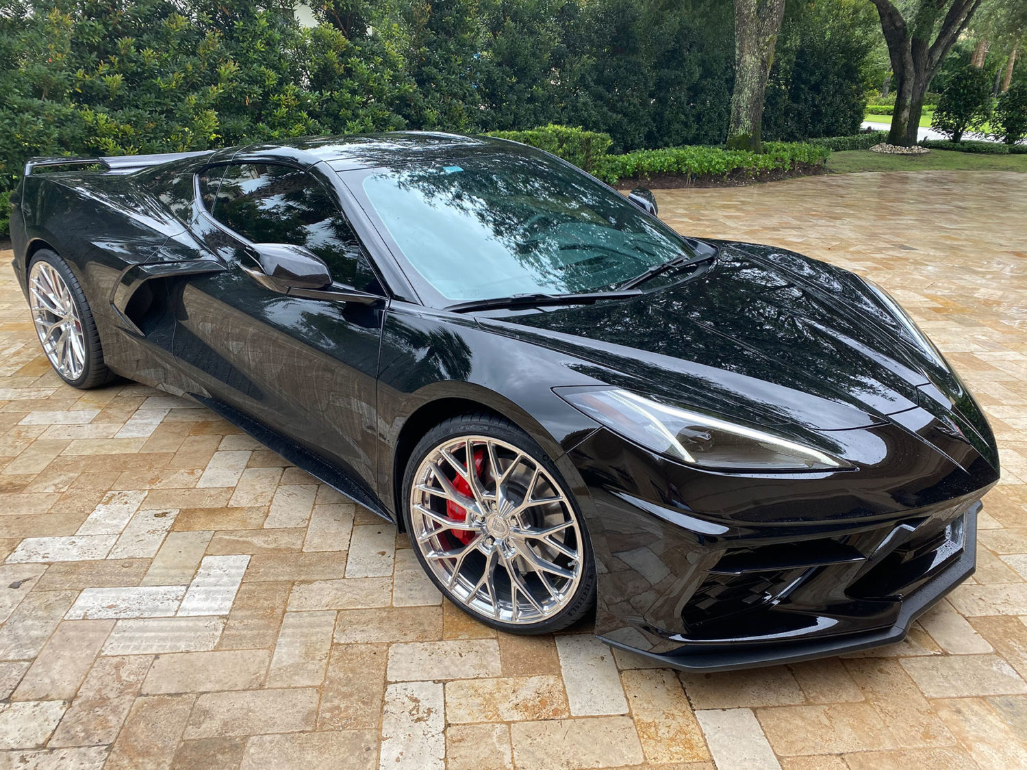 Chevrolet Corvette C8 Stingray Black ANRKY AN10 | Wheel Front