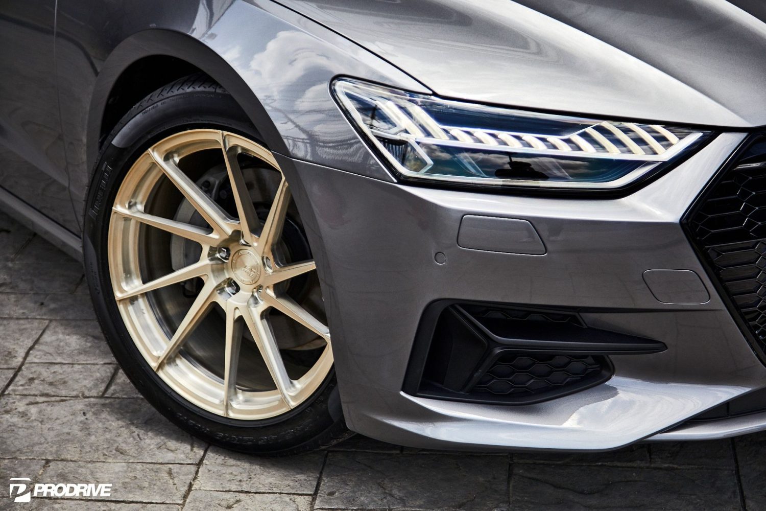 Audi A7 C8 Grey BC Forged EH171 | Wheel Front