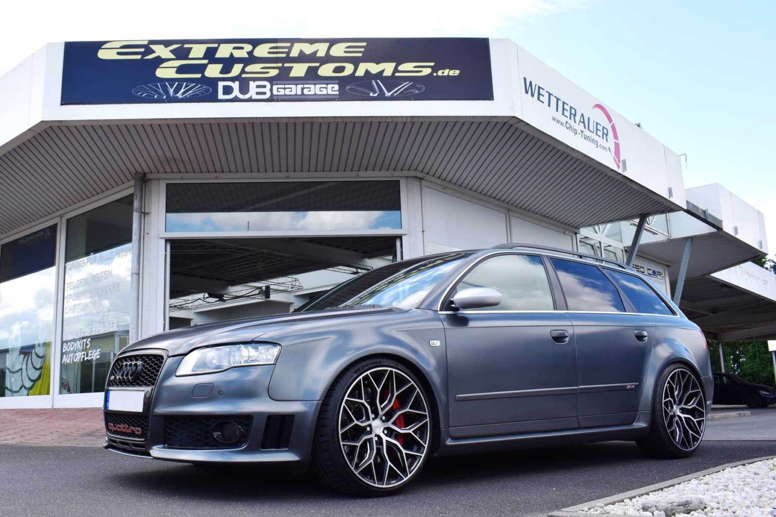 Audi RS4 B7 Grey Vossen HF-2 | Wheel Front
