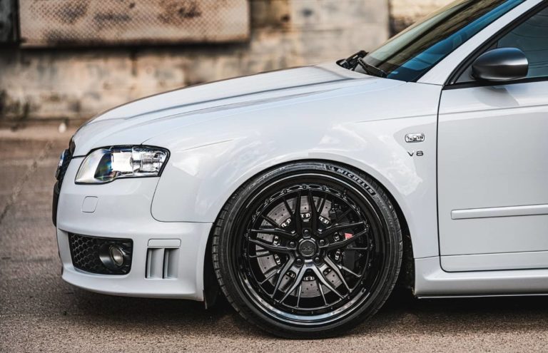 Audi RS4 B7 White 1221 Wheels 1661 AP3 Apex3.0 | Wheel Front