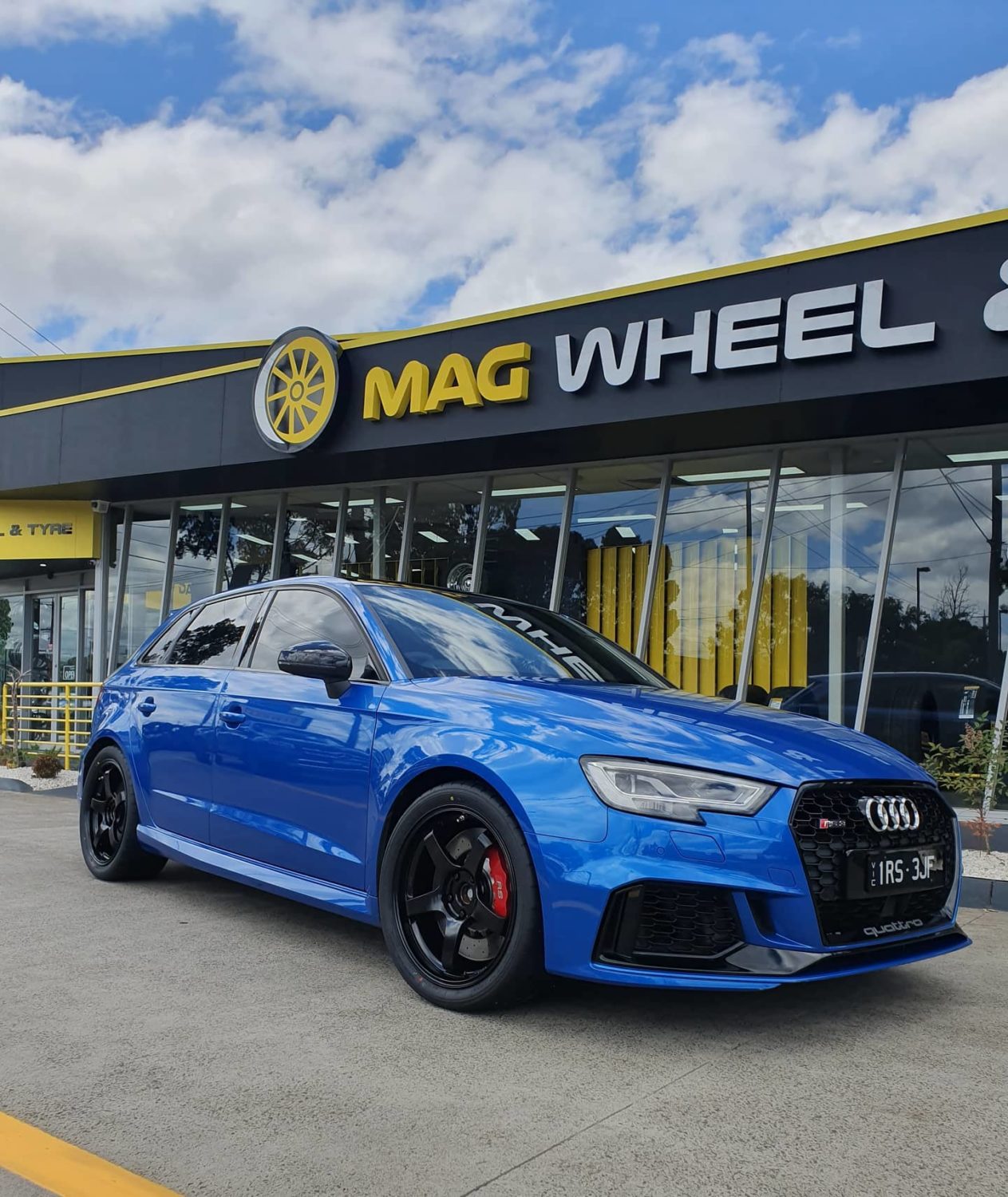 Audi RS3 8V Hatch Blue Advan GT | Wheel Front