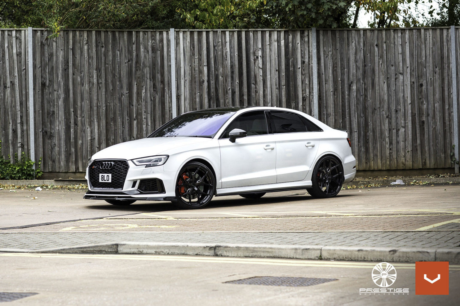 Audi RS3 8V Sedan White Vossen HF-5 | Wheel Front