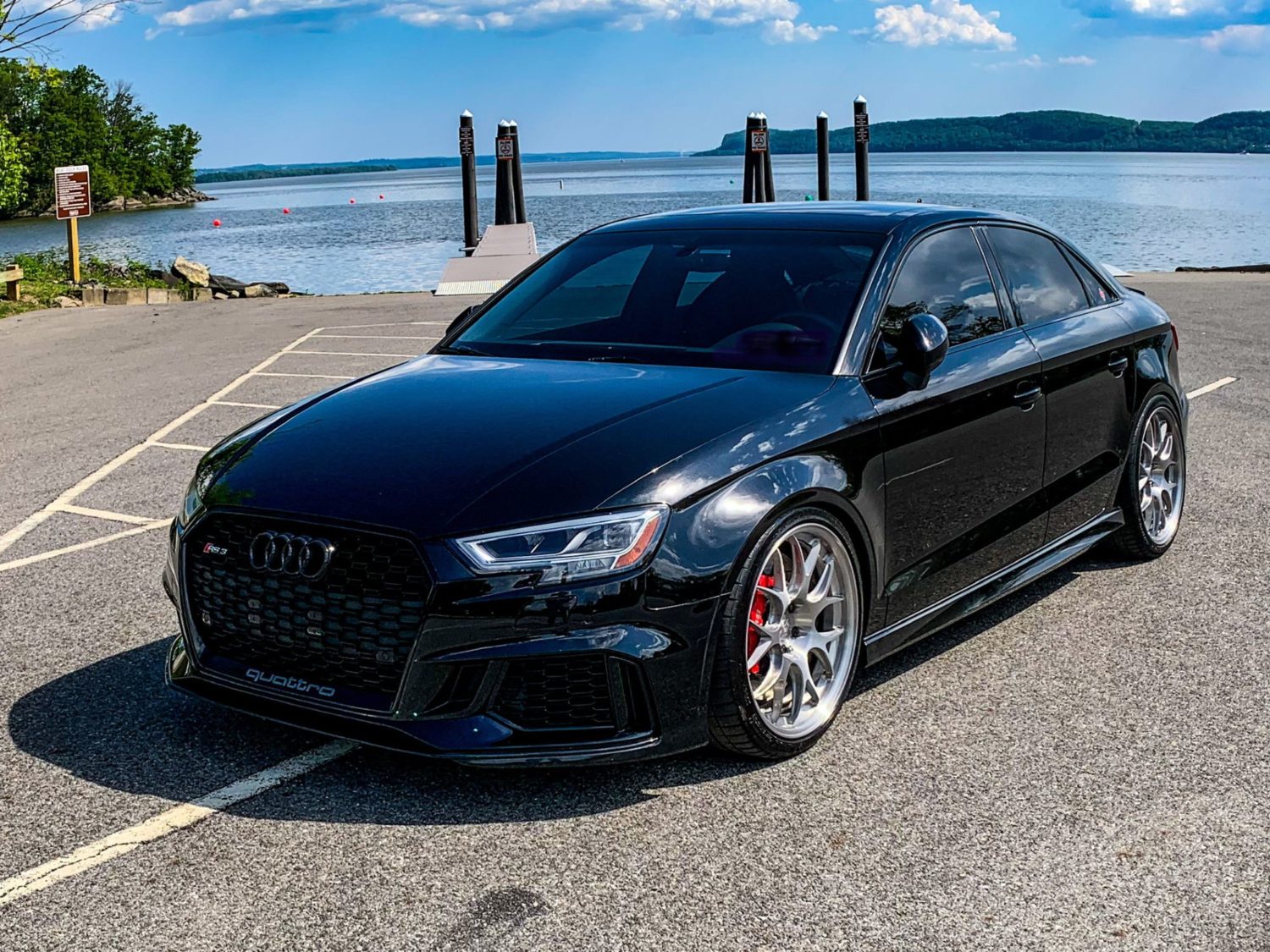Audi RS3 8V Sedan Black Supreme Forged SP1 | Wheel Front