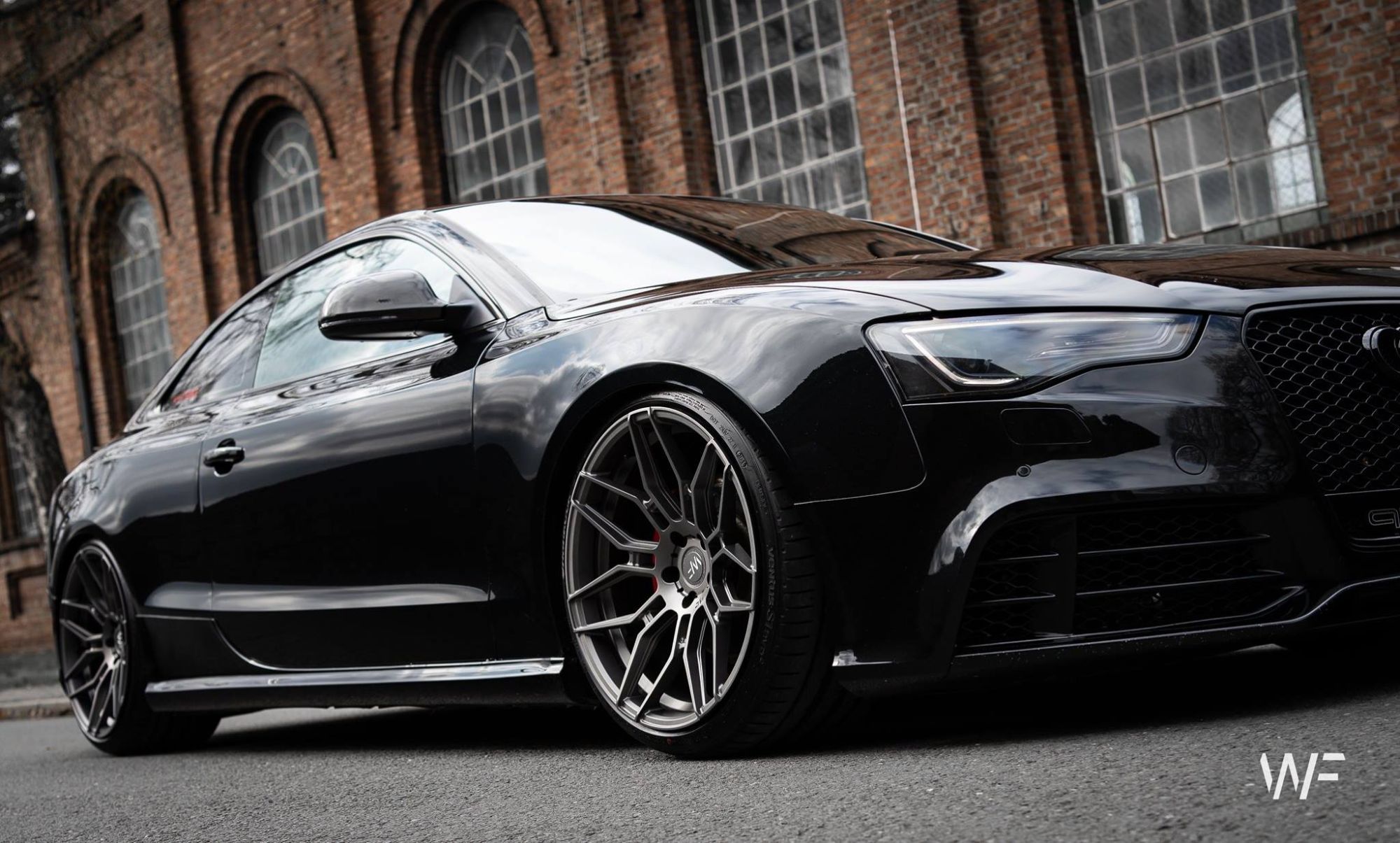 Audi RS5 B8 Black Wheelforce CF 2 FF Wheel Wheel Front