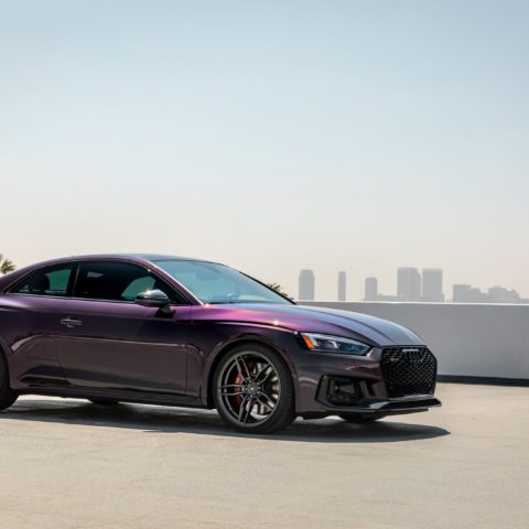 Audi RS5 B9 Merlin Purple with Vorsteiner V-FF 110 Aftermarket Wheels ...