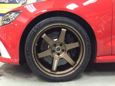 Audi RS6 C7 Red Rays Volk TE37 Ultra | Wheel Front