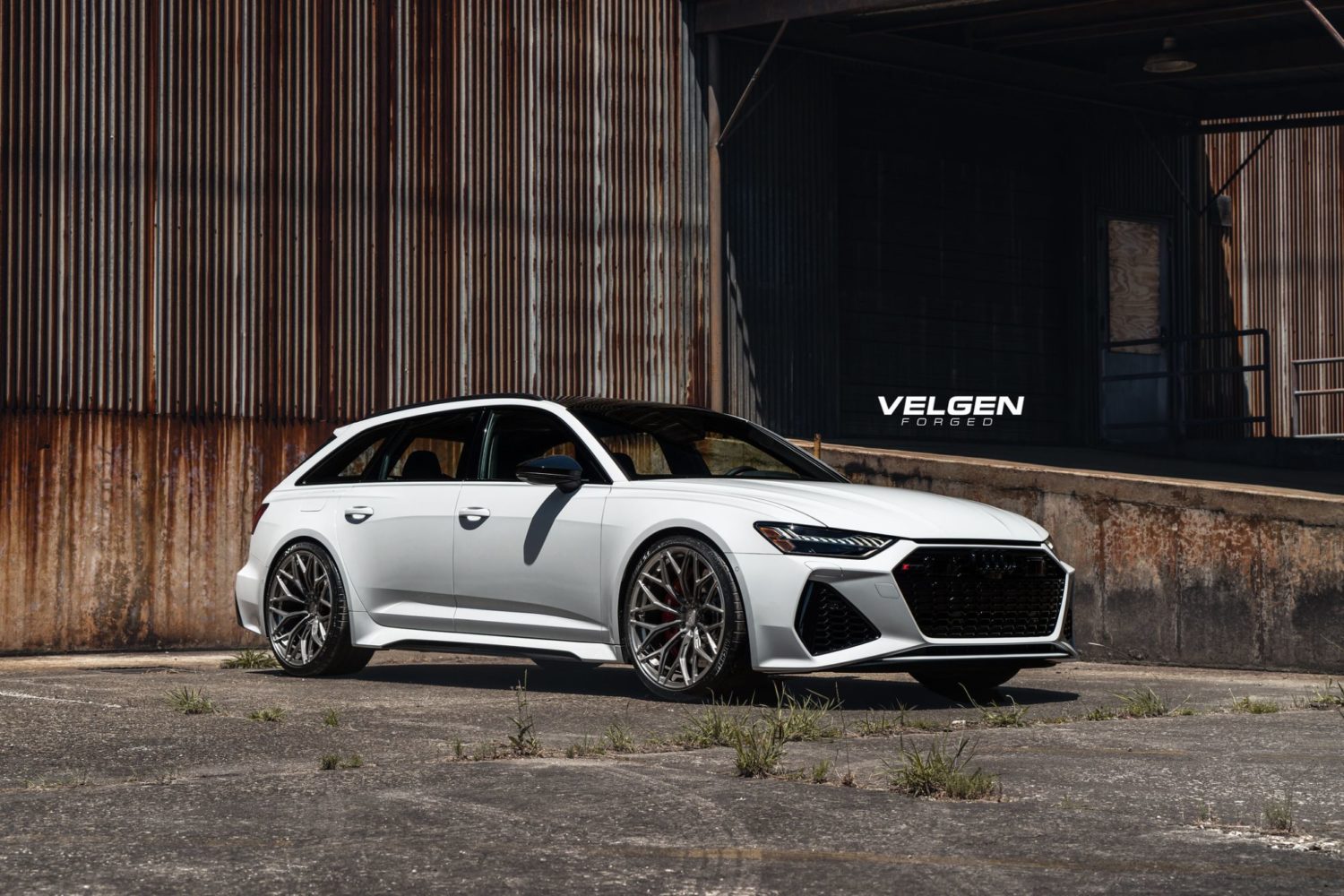 Audi RS6 C8 White Velgen VFMBX10 | Wheel Front