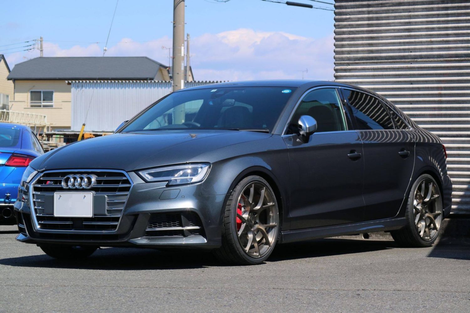 Audi S3 8V Grey with BC Forged RS41 Aftermarket Wheels | Wheel Front