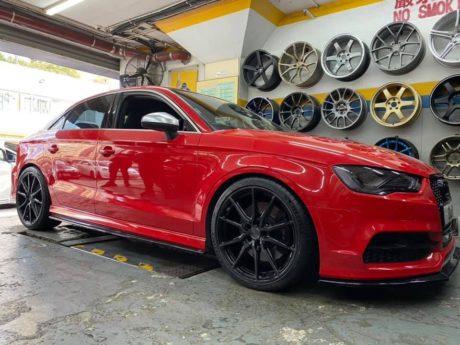 Audi S3 8V Red Vossen HF-3 | Wheel Front