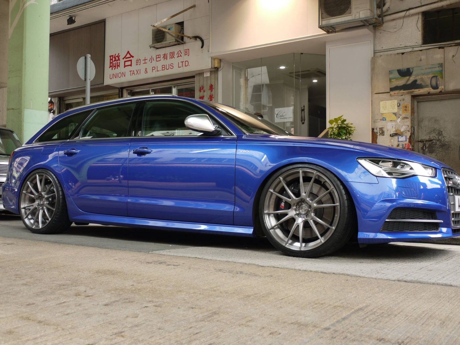Audi S6 C7 Blue ADV.1 ADV6.2 M.V2 SL | Wheel Front