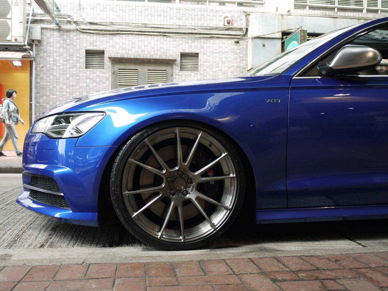 Audi S6 C7 Blue ADV.1 ADV6.2 M.V2 SL | Wheel Front
