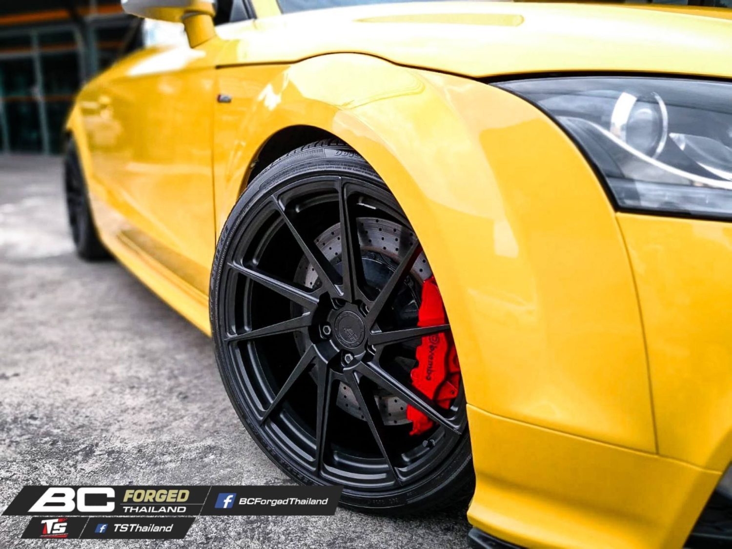 Audi TT 8J Yellow BC Forged EH171 | Wheel Front
