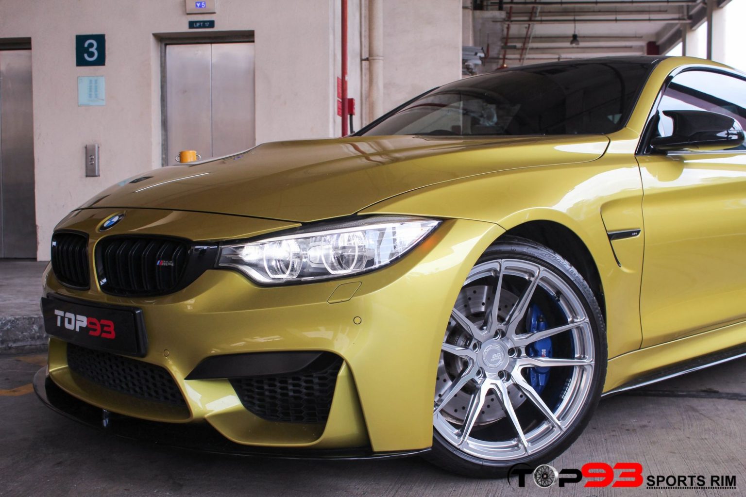 BMW M4 F82/F83 Yellow BC Forged EH301 | Wheel Front