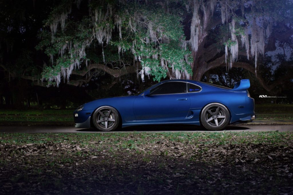 Toyota Supra Blue ADV.1 ADV5 TRACK | Wheel Front