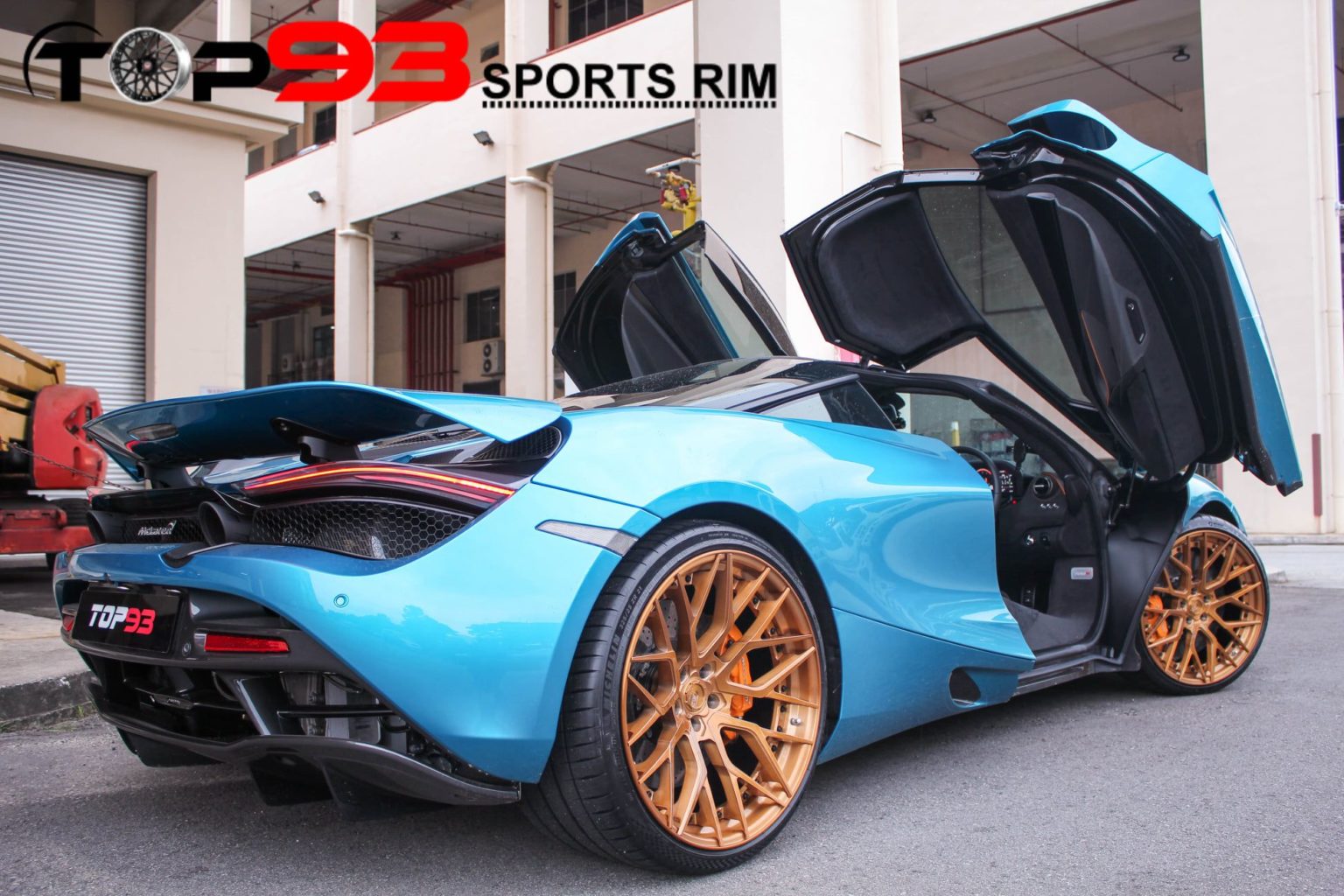 McLaren 720S Blue BC Forged HCA192S | Wheel Front