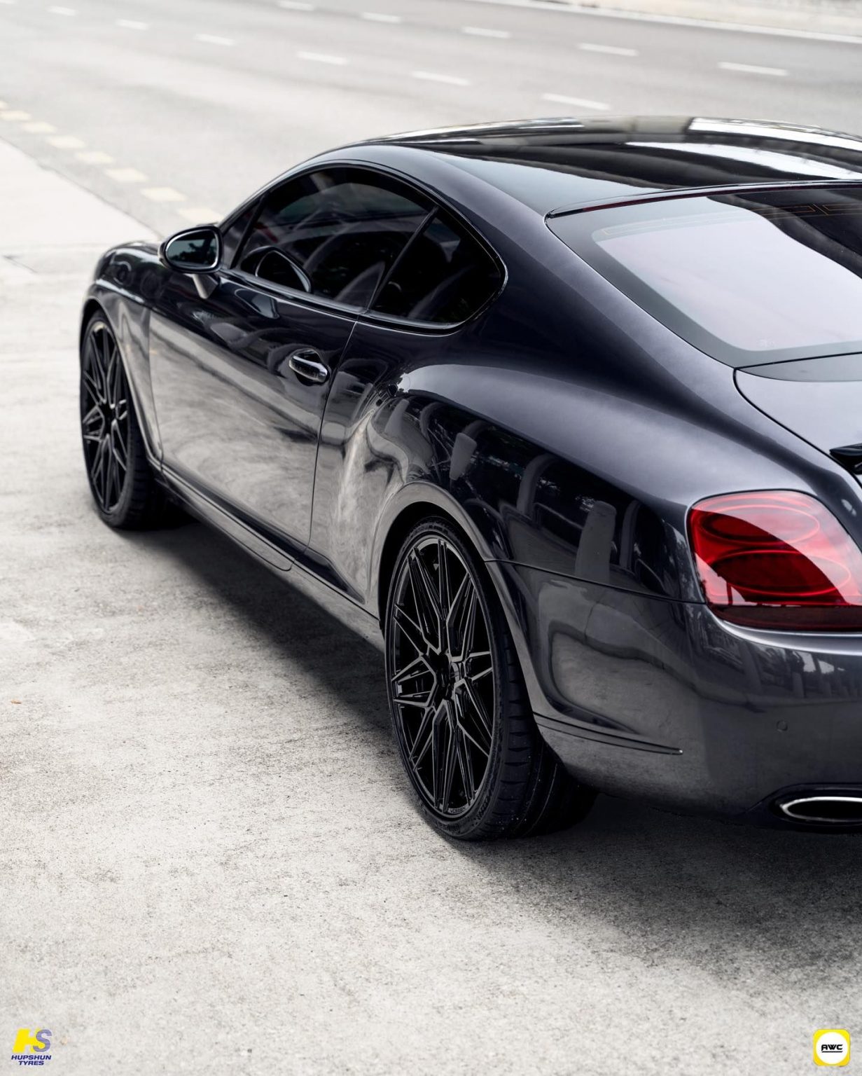 Bentley Continental Grey Vossen HF-7 | Wheel Front