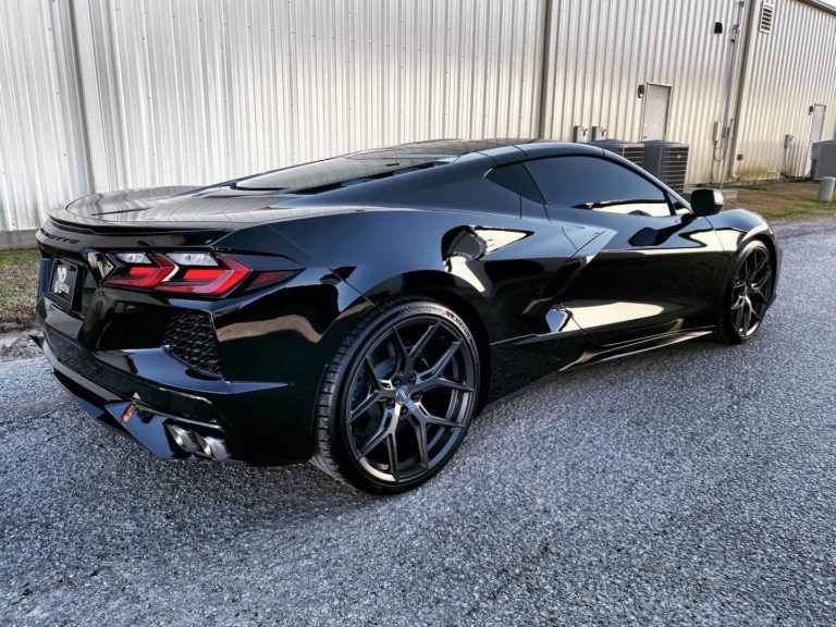 Chevrolet Corvette C8 Stingray Black Vossen HF-5 | Wheel Front