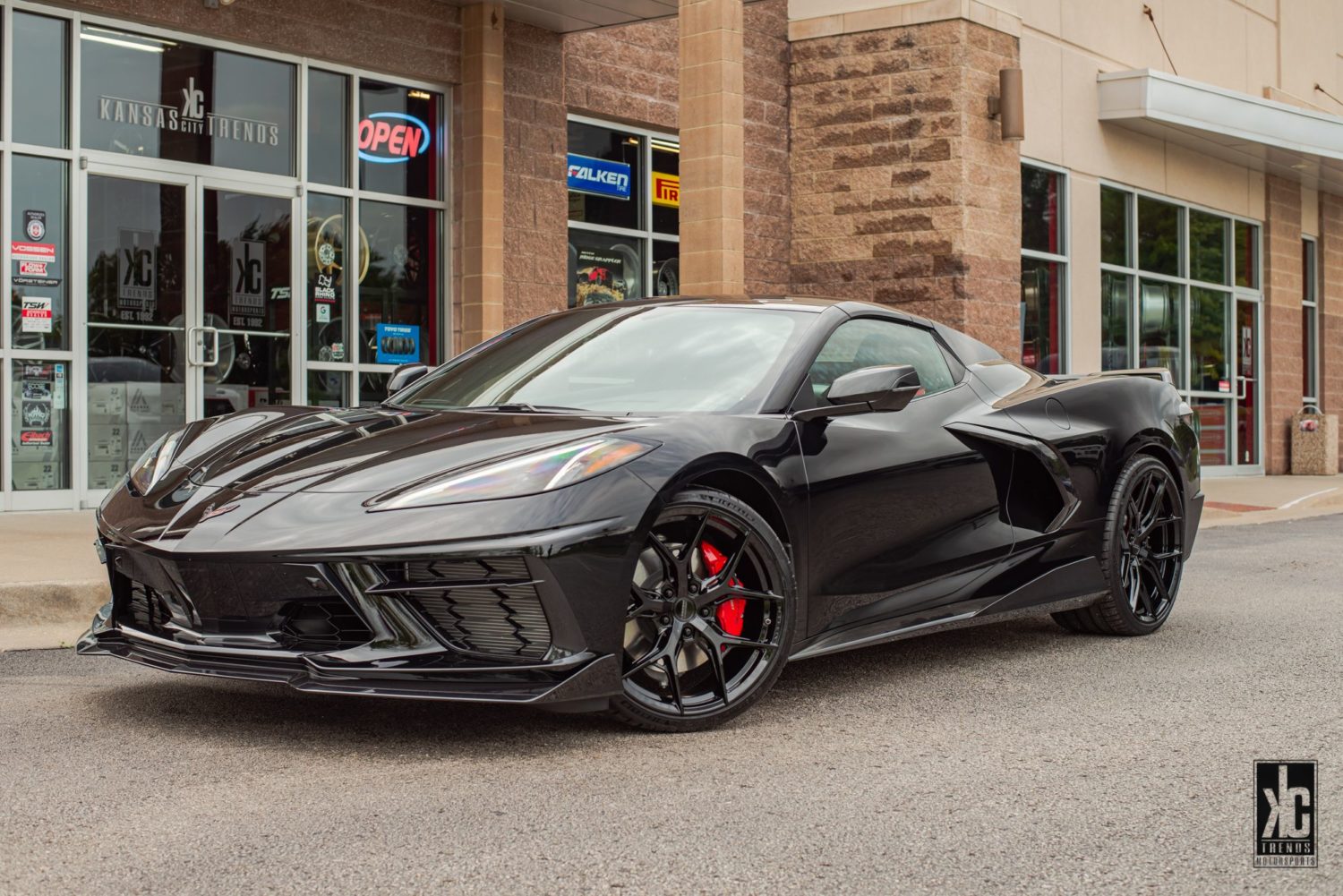 Chevrolet Corvette C8 Stingray Black Vossen HF-5 | Wheel Front