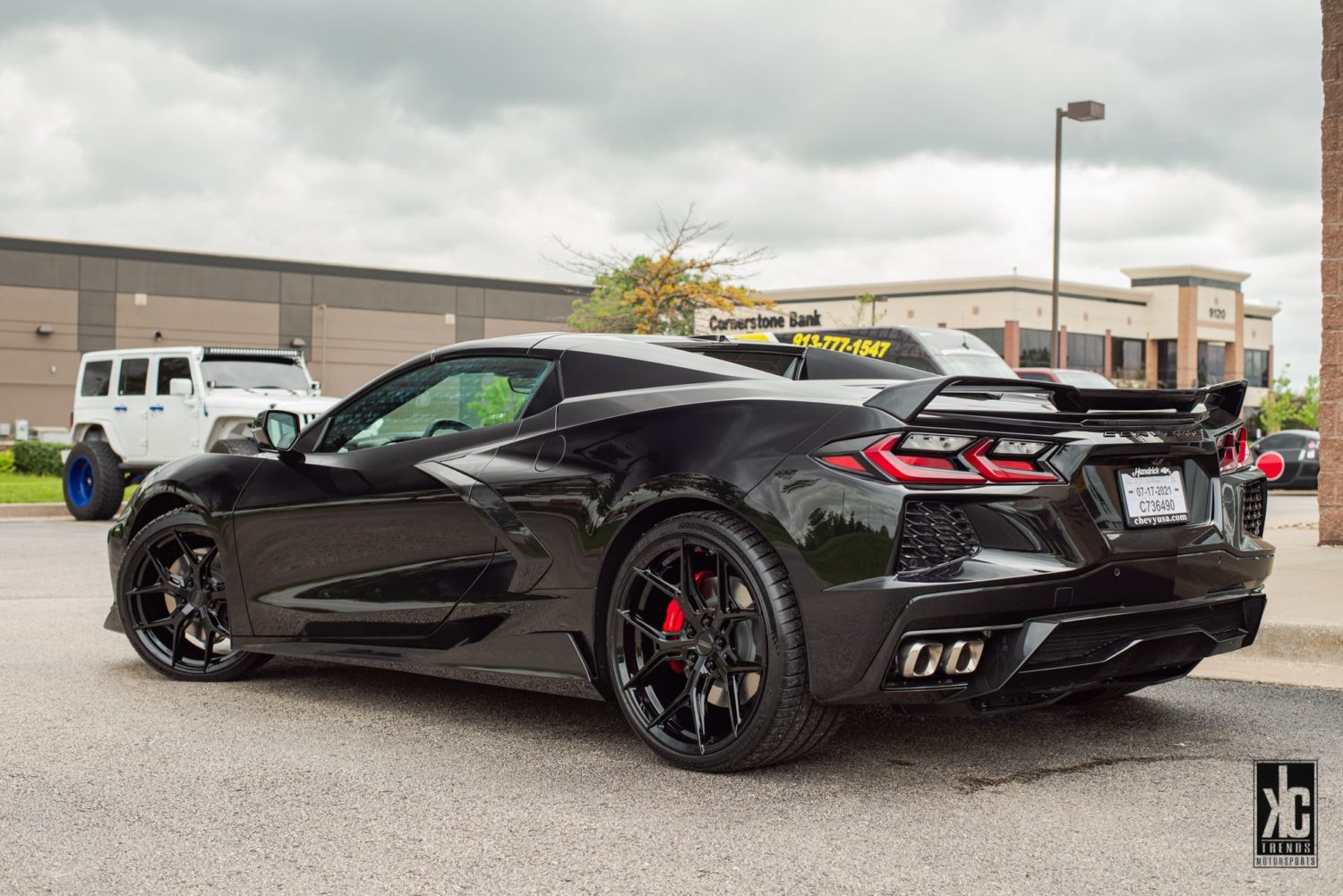 Chevrolet Corvette C8 Stingray Black Vossen HF-5 | Wheel Front