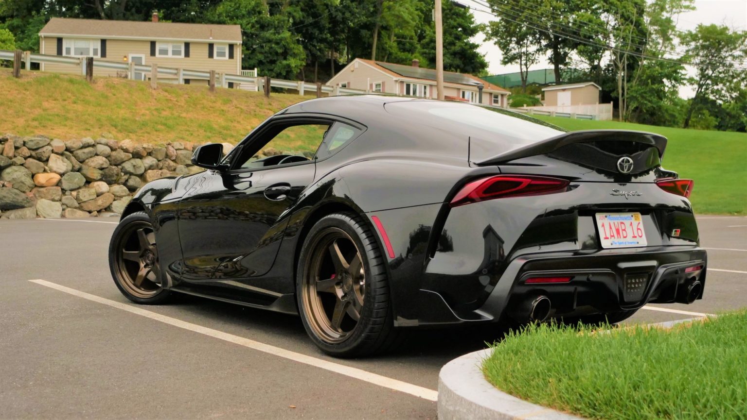 Toyota Supra GR A90 Black BC Forged TD03 Wheel Wheel Front