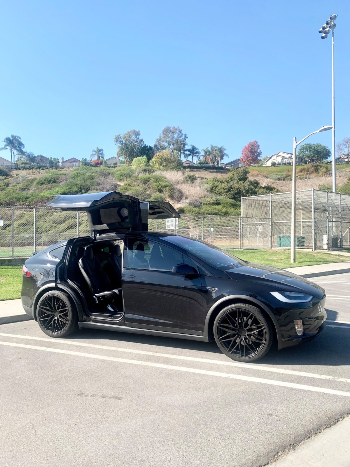Tesla Model X Black Zito ZF01 | Wheel Front