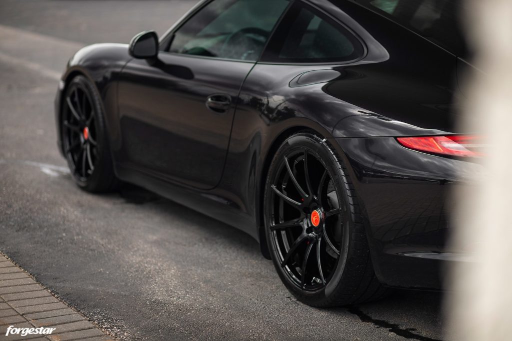 Porsche 911 Carrera 991 Black Forgestar CF10 Wheel | Wheel Front