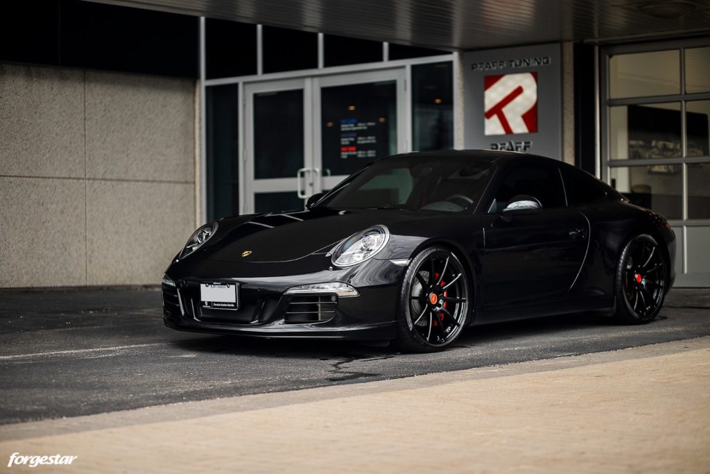 Porsche 911 Carrera 991 Black Forgestar CF10 Wheel | Wheel Front