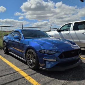 Ford Mustang GT S550 Blue Forgestar F14 | Wheel Front