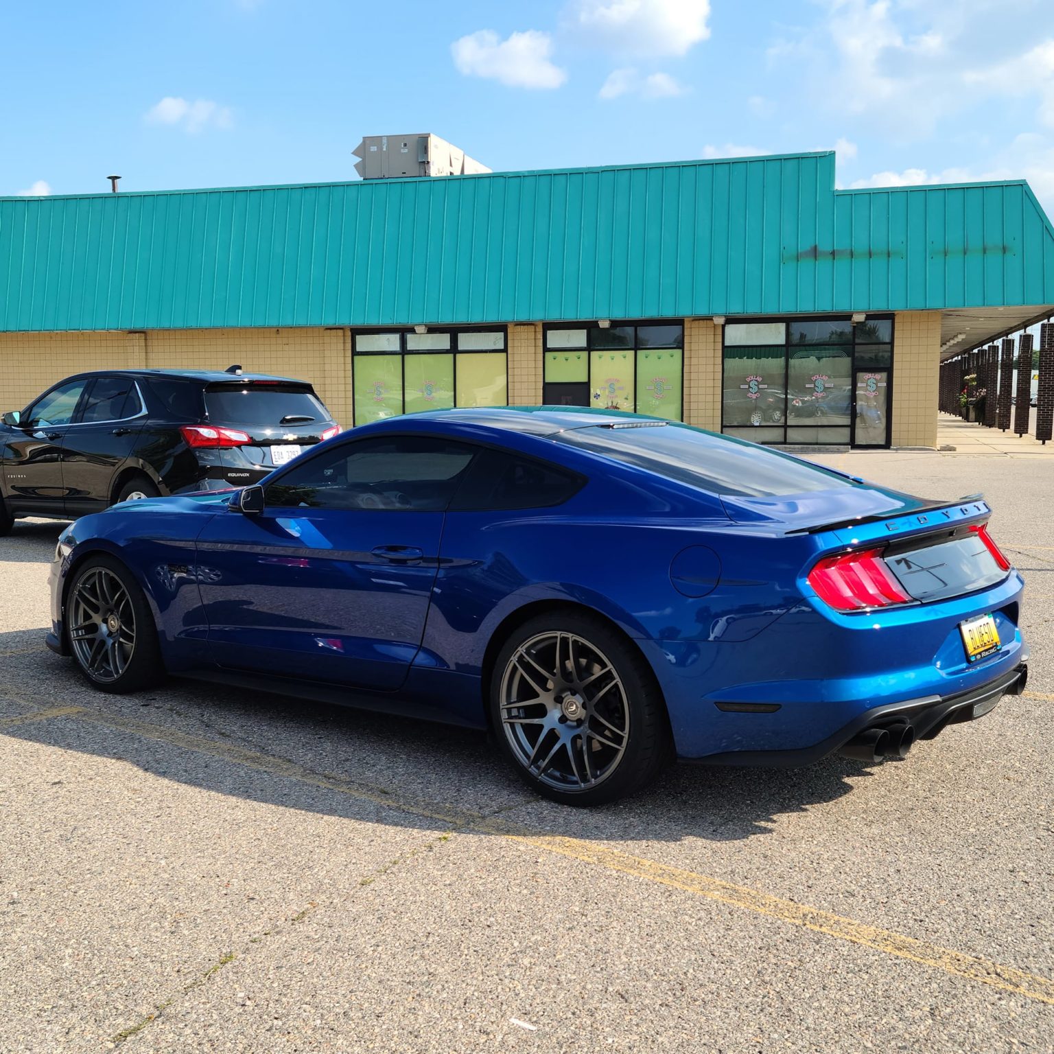 Ford Mustang GT S550 Blue Forgestar F14 | Wheel Front