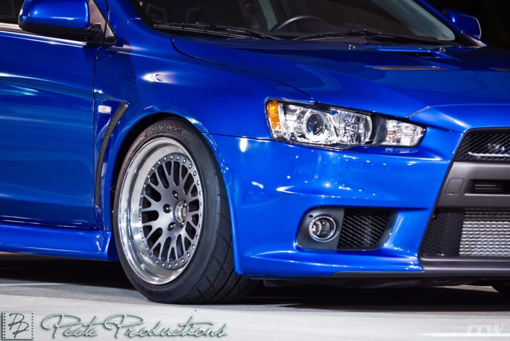 Mitsubishi Evolution X Blue CCW Classic | Wheel Front