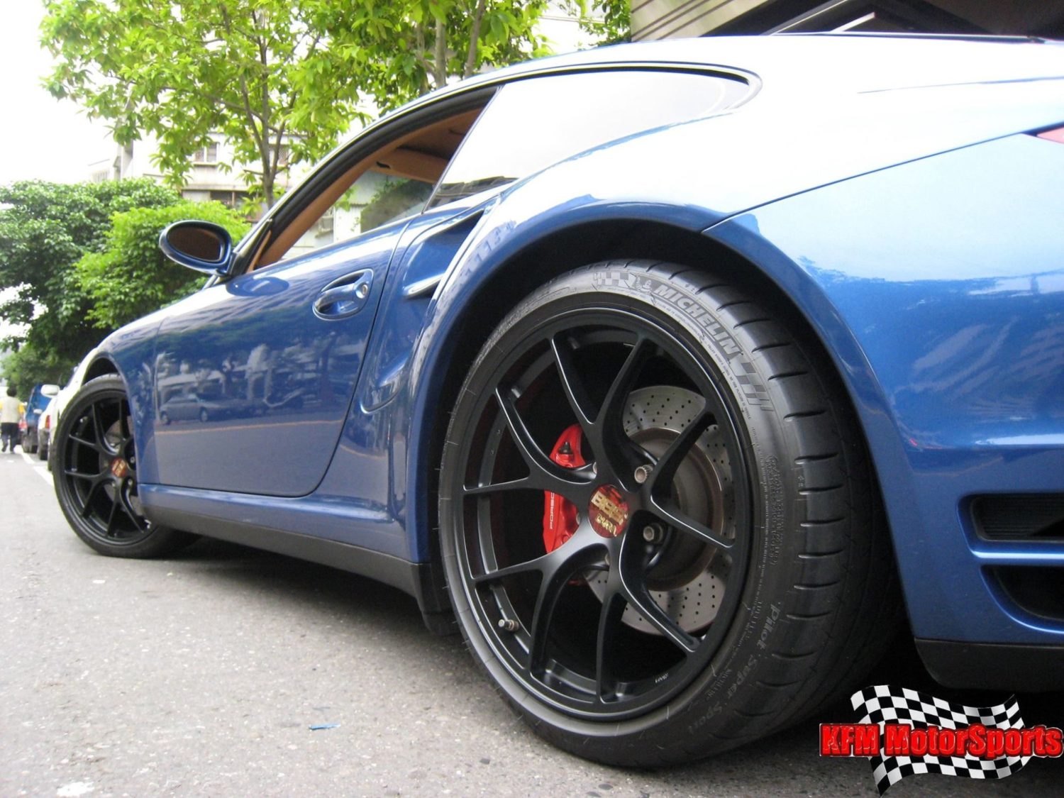 Porsche 911 Turbo 997 Blue BBS RI-D | Wheel Front