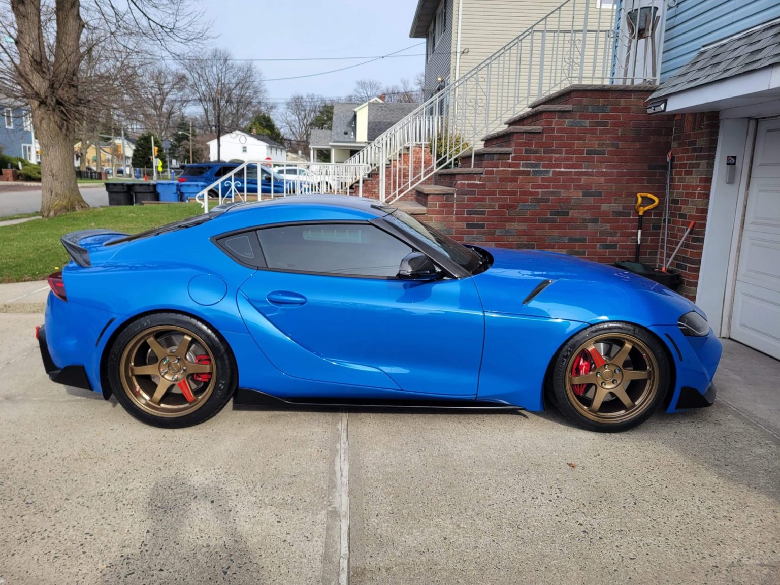 Toyota Supra GR Blue Rays Volk TE37 Ultra M-Spec | Wheel Front