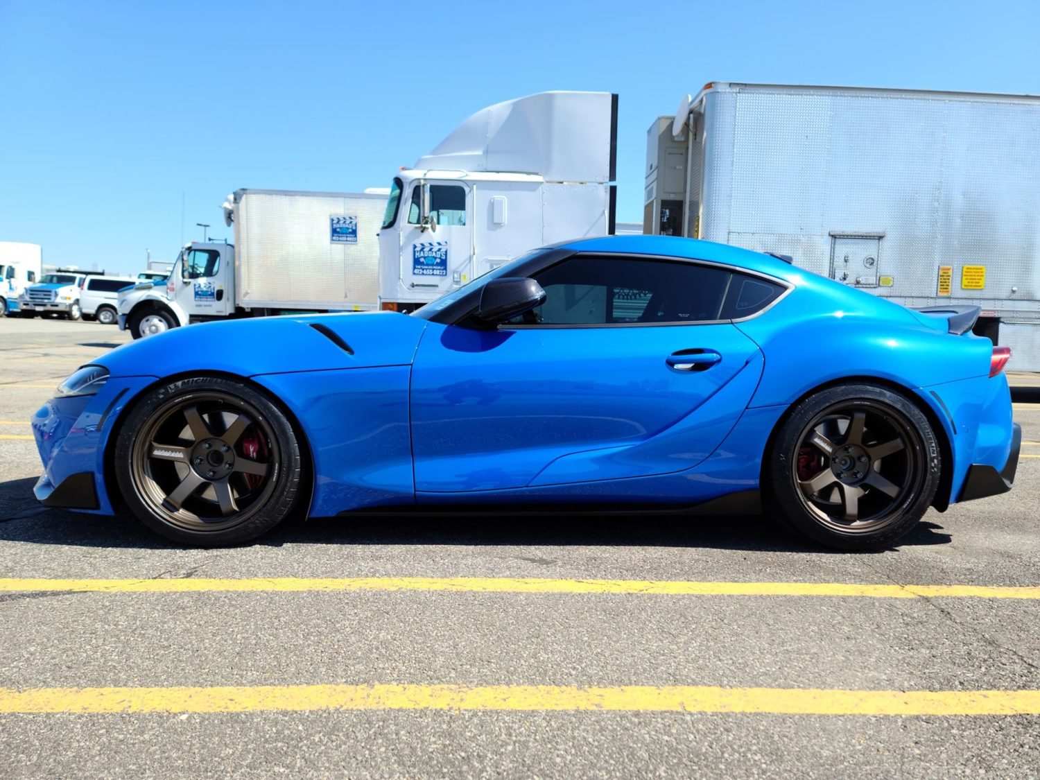 Toyota Supra GR Blue Rays Volk TE37 Ultra M-Spec | Wheel Front