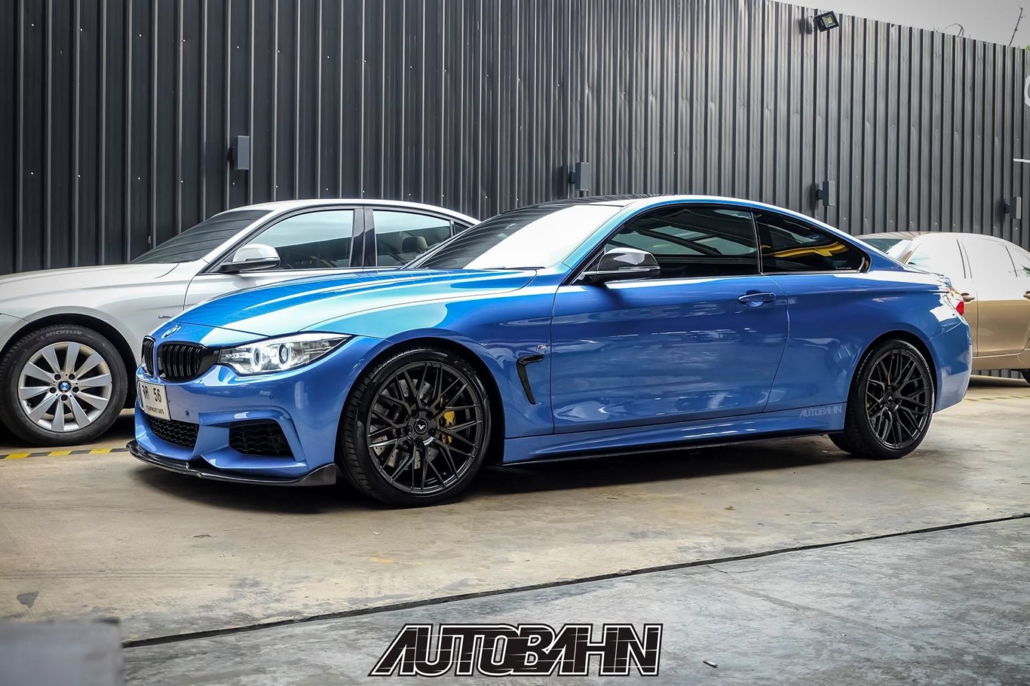 BMW 4 series F32 Blue Vorsteiner V-FF 107 | Wheel Front