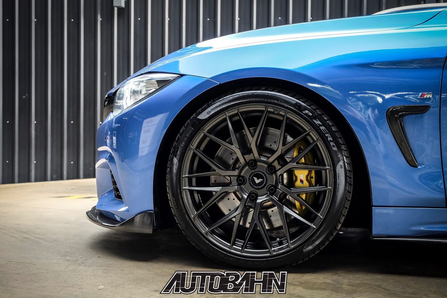 BMW 4 series F32 Blue Vorsteiner V-FF 107 | Wheel Front