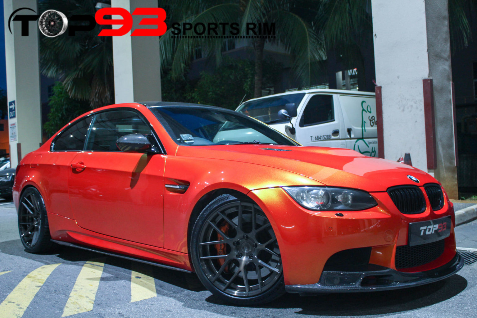 BMW M3 E92 Orange BC Forged HB04 Wheel | Wheel Front