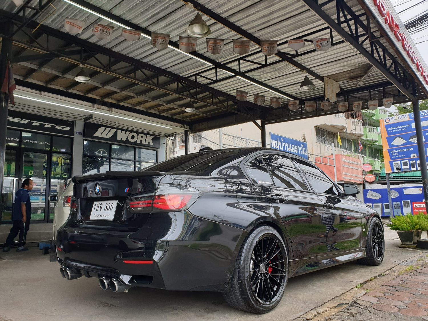 BMW 3 series F30 Black 305 Forged FT115 | Wheel Front