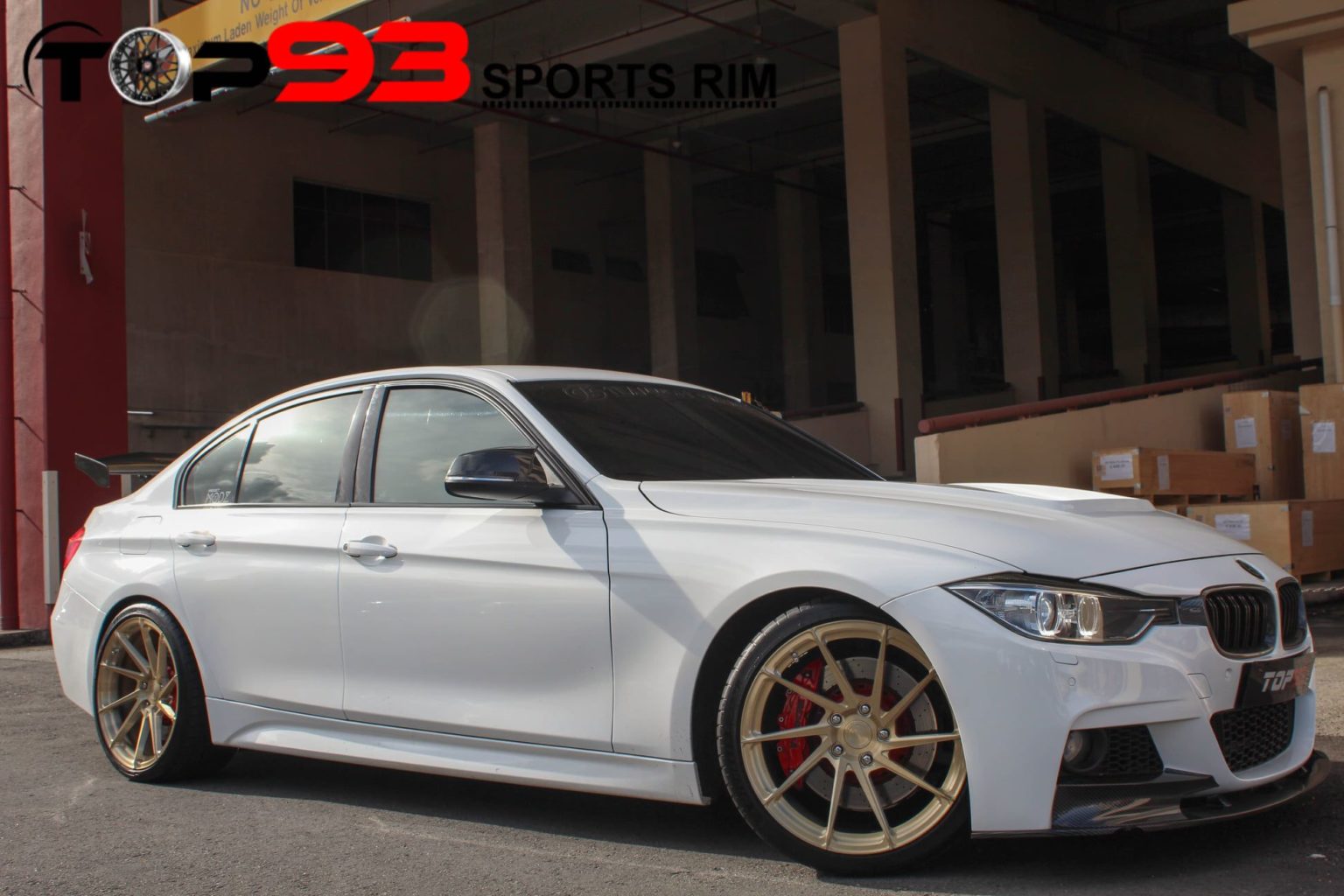 BMW 3 series F30 White BC Forged EH171 | Wheel Front