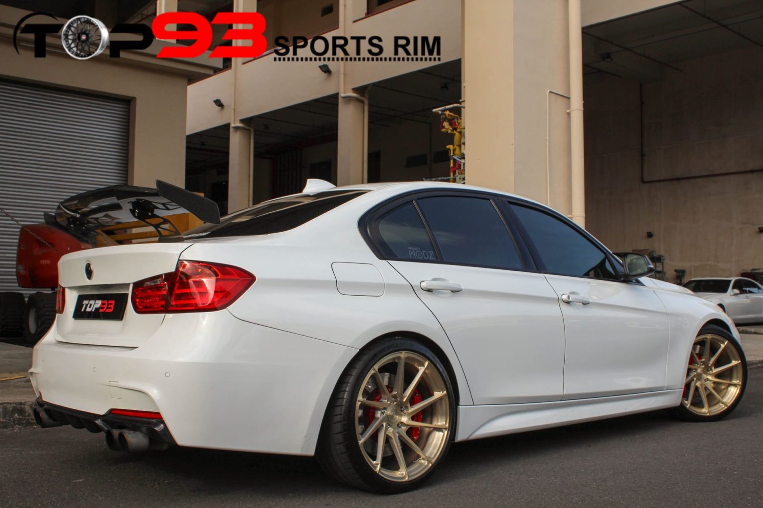 BMW 3 series F30 White BC Forged EH171 | Wheel Front