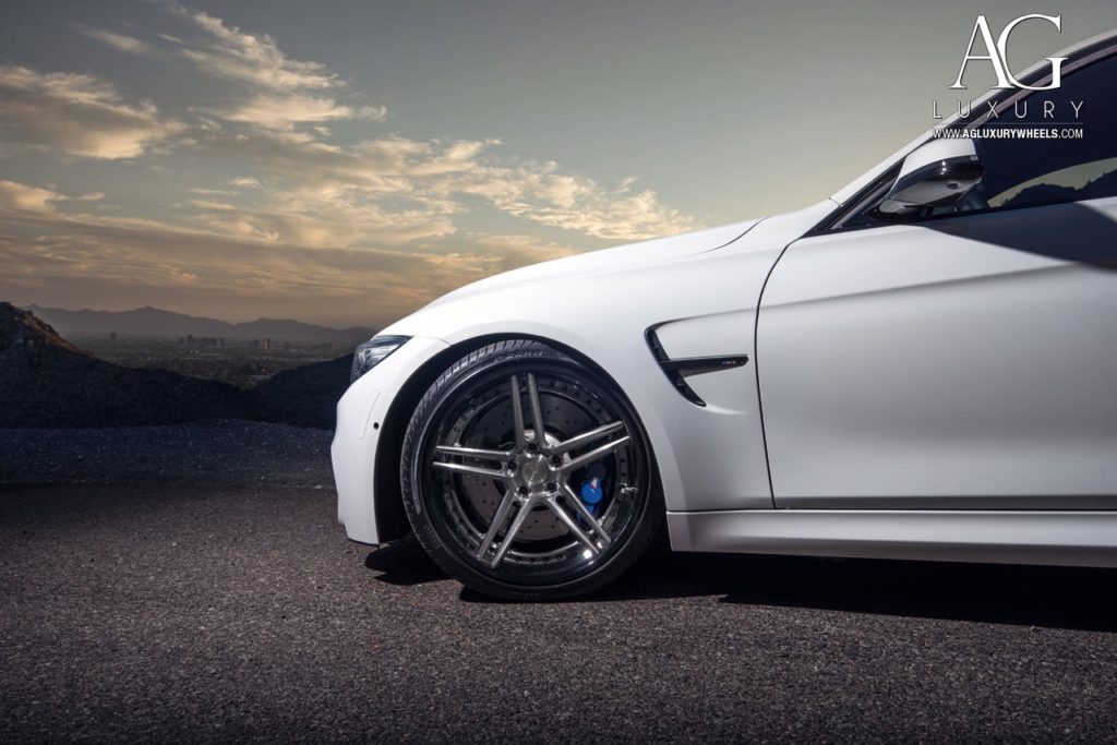 BMW M3 F80 White AG Luxury AGL15 SPEC3 | Wheel Front